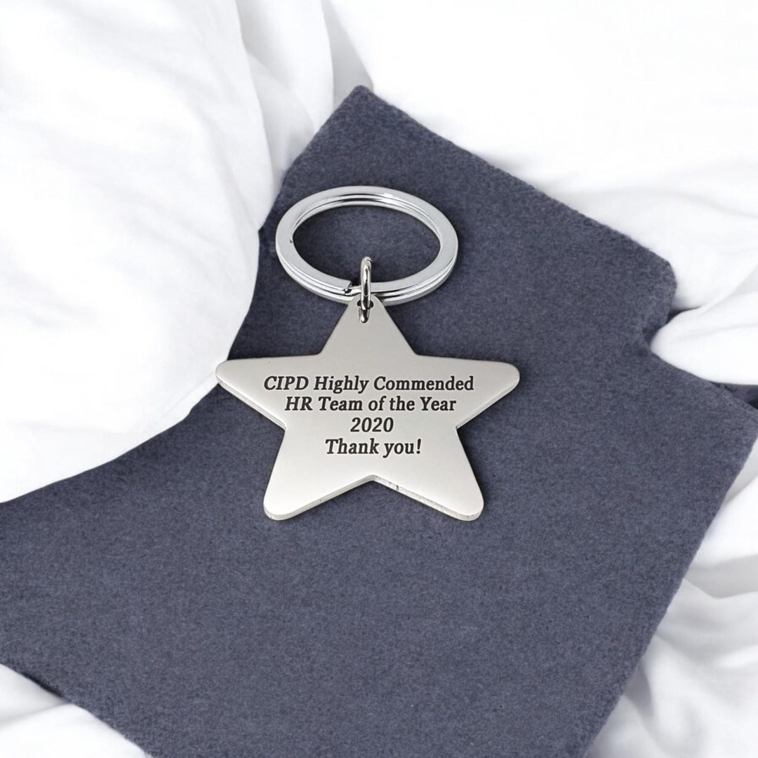 Personalised Employees Gift, NHS Staff, Appreciation Star Keyring - Etsy