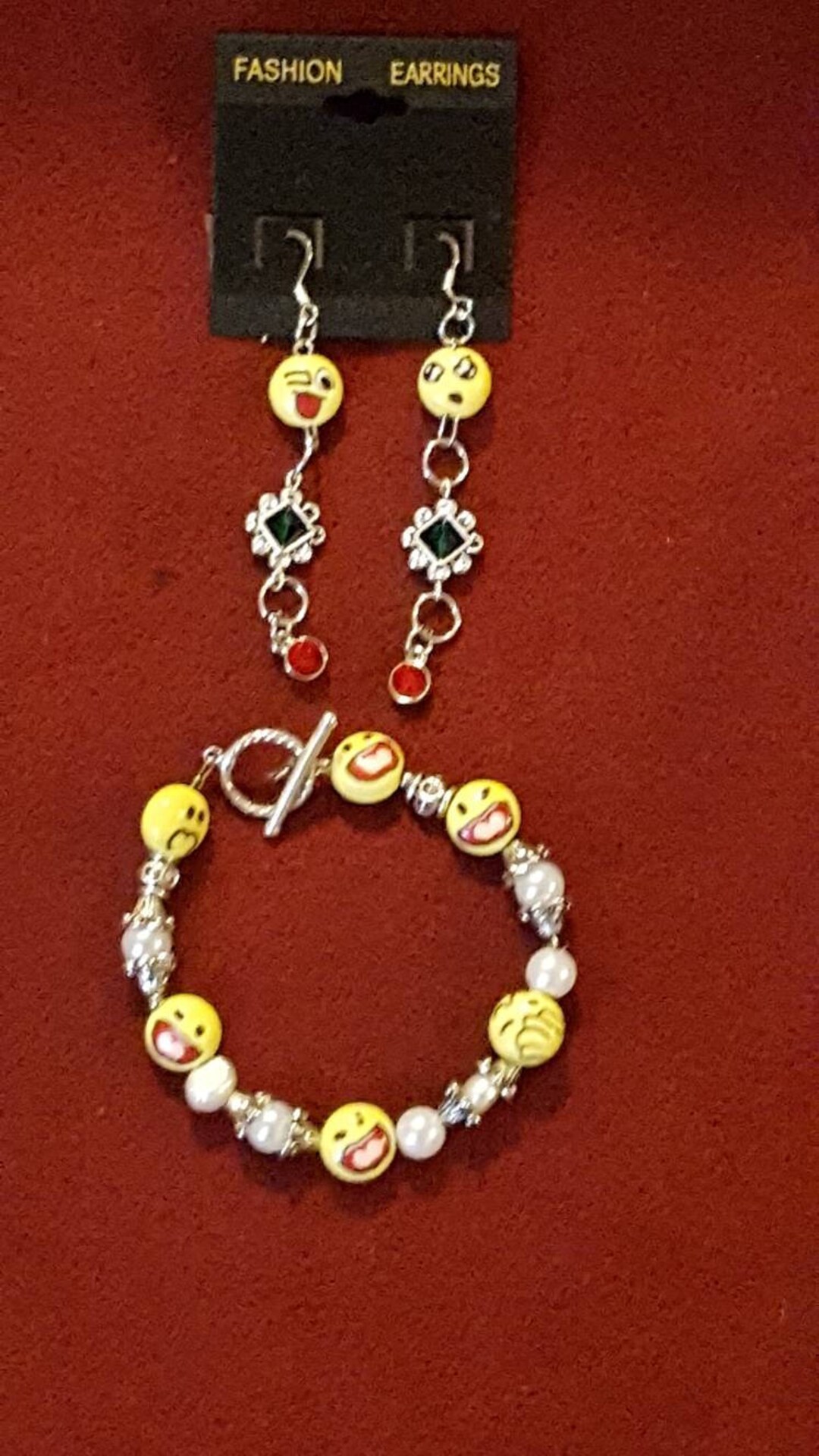 Emoticons. What a Fun Jewelry Set to Have Along With - Etsy