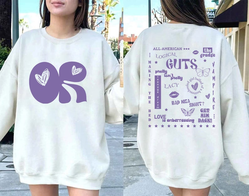 Olivia Rodrigo Guts Png Olivia Rodrigo Guts Merch, Guts Tour 2024 Png ...