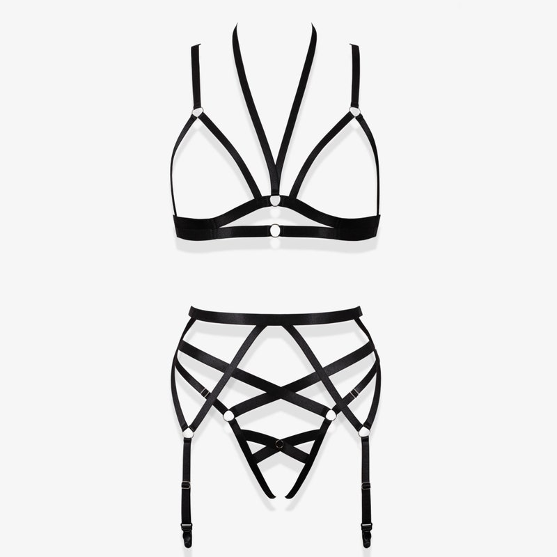 Open Lingerie Set - Etsy