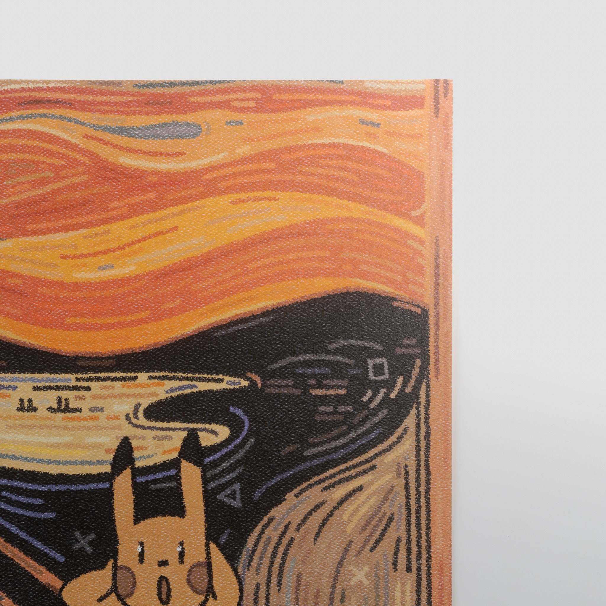 Pikachu X the Scream Print pokémon X Edvard Munch | Etsy