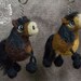 Roly Poly Pony Keyrings or Bag Charms... Most Colours Available - Etsy