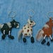 Roly Poly Pony Keyrings or Bag Charms... Most Colours Available - Etsy