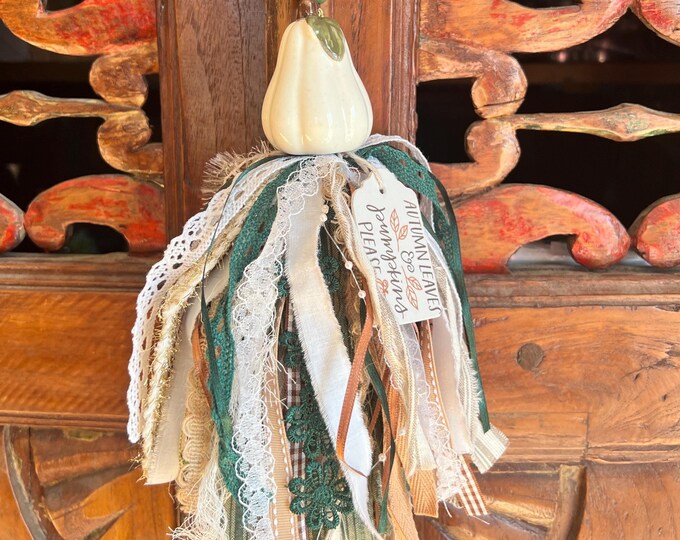 Mini Fall Pumpkin Tassel | Salt Shaker Tassel - Etsy