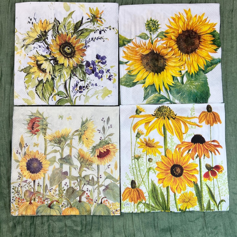 Napkins With Sunrise - Etsy