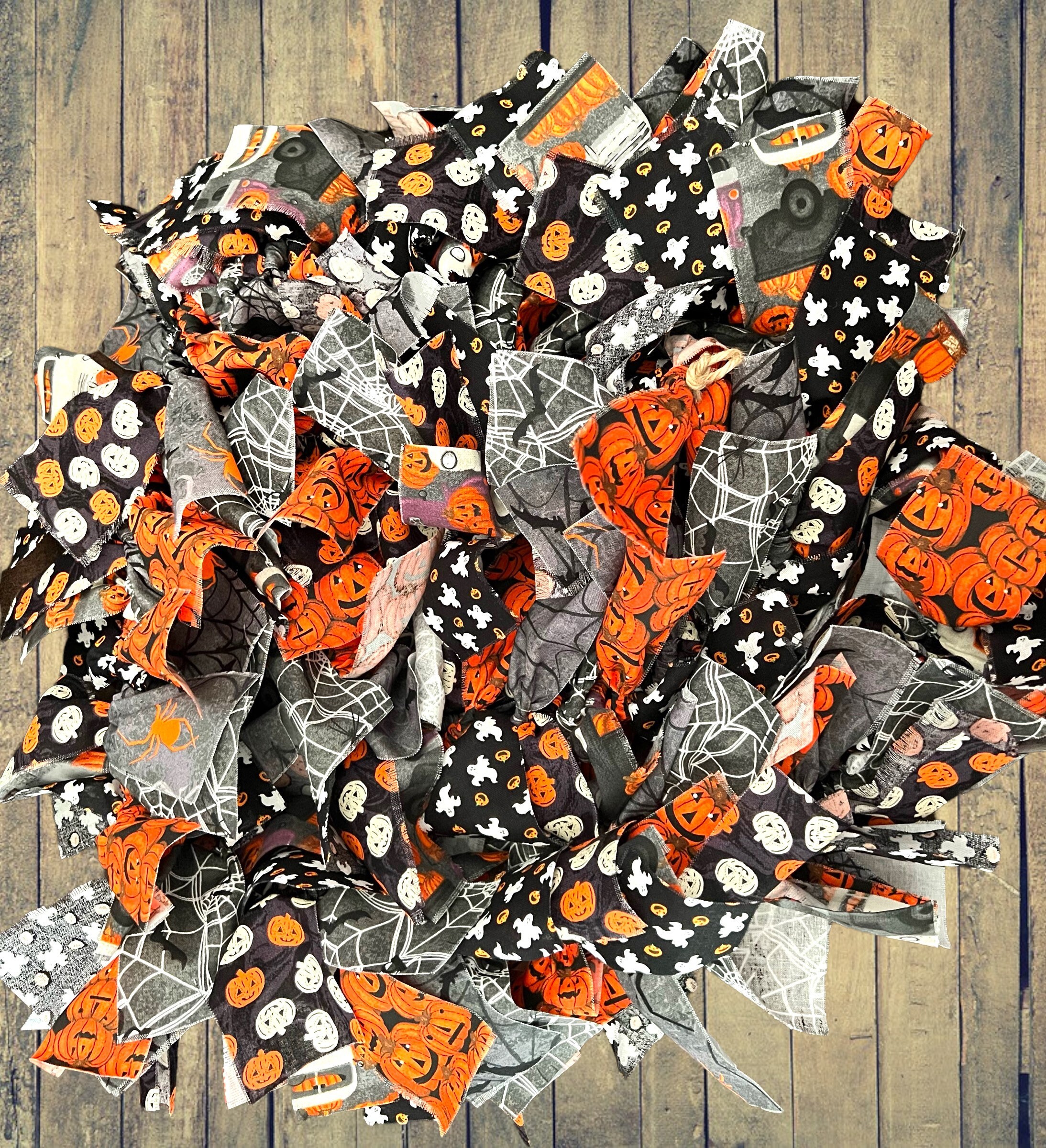 Halloween Rag Garland - Etsy