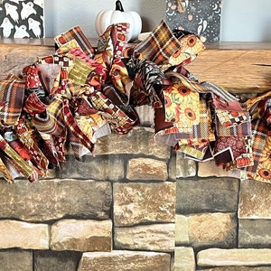 Fall Rag Garland - Etsy