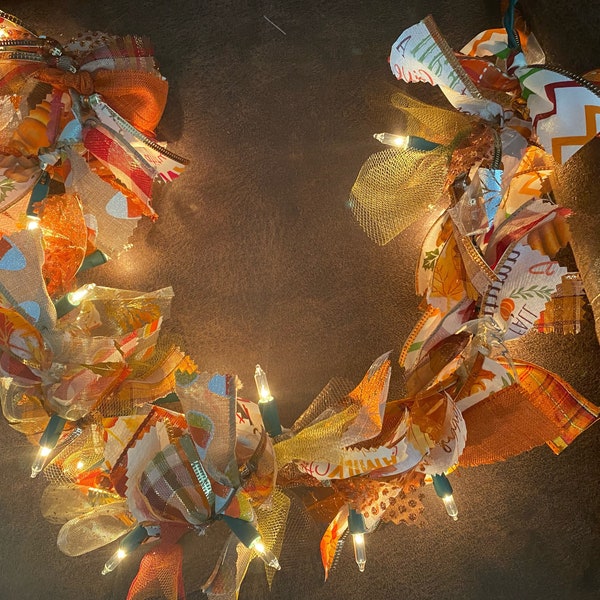 Lighted Garland - Etsy