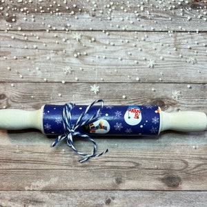 Painted Christmas Mini Rolling Pin: Tiered Tray Decor - Etsy