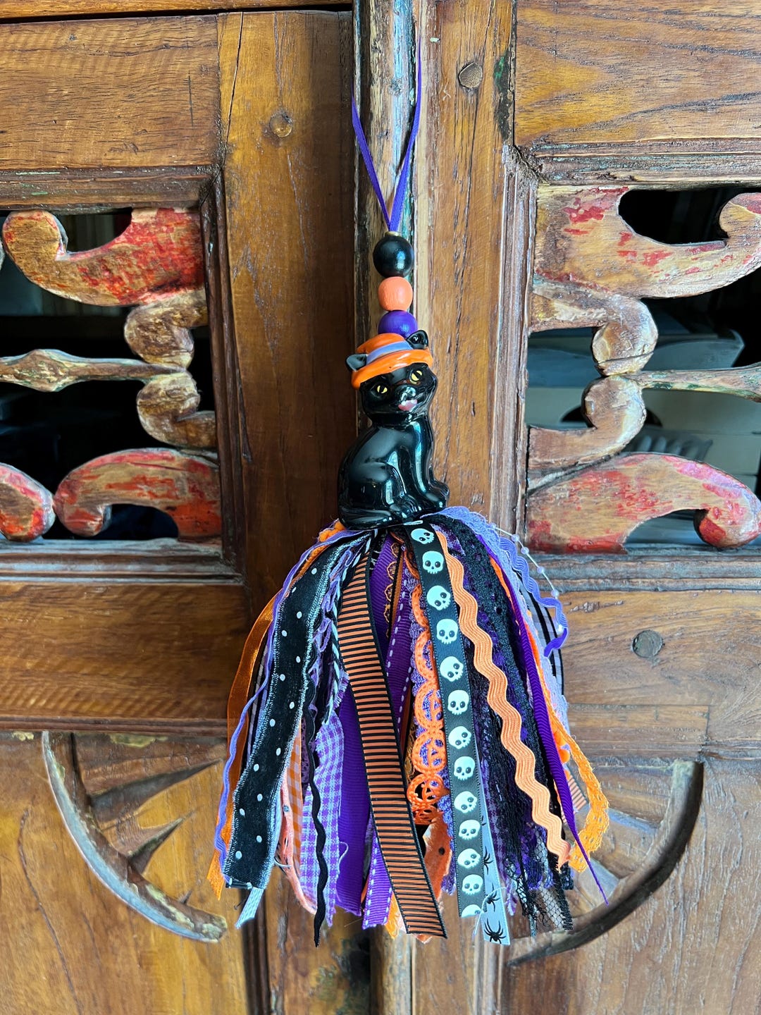 Mini Halloween Black Cat Tassel | Salt Shaker Tassel - Etsy