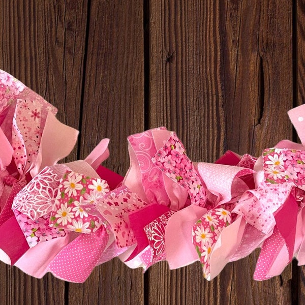 Pink Garland - Etsy