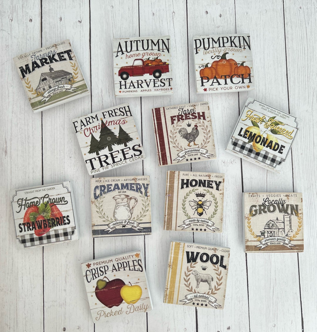 Country Kitchen Magnets | Farmhouse Magnets - Etsy
