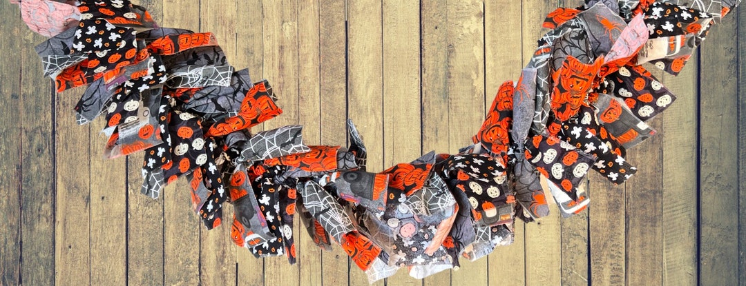 Halloween Rag Garland - Etsy