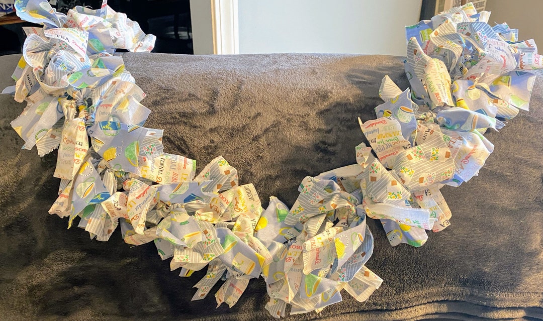 Rag Garland My Cup of Tea - Etsy