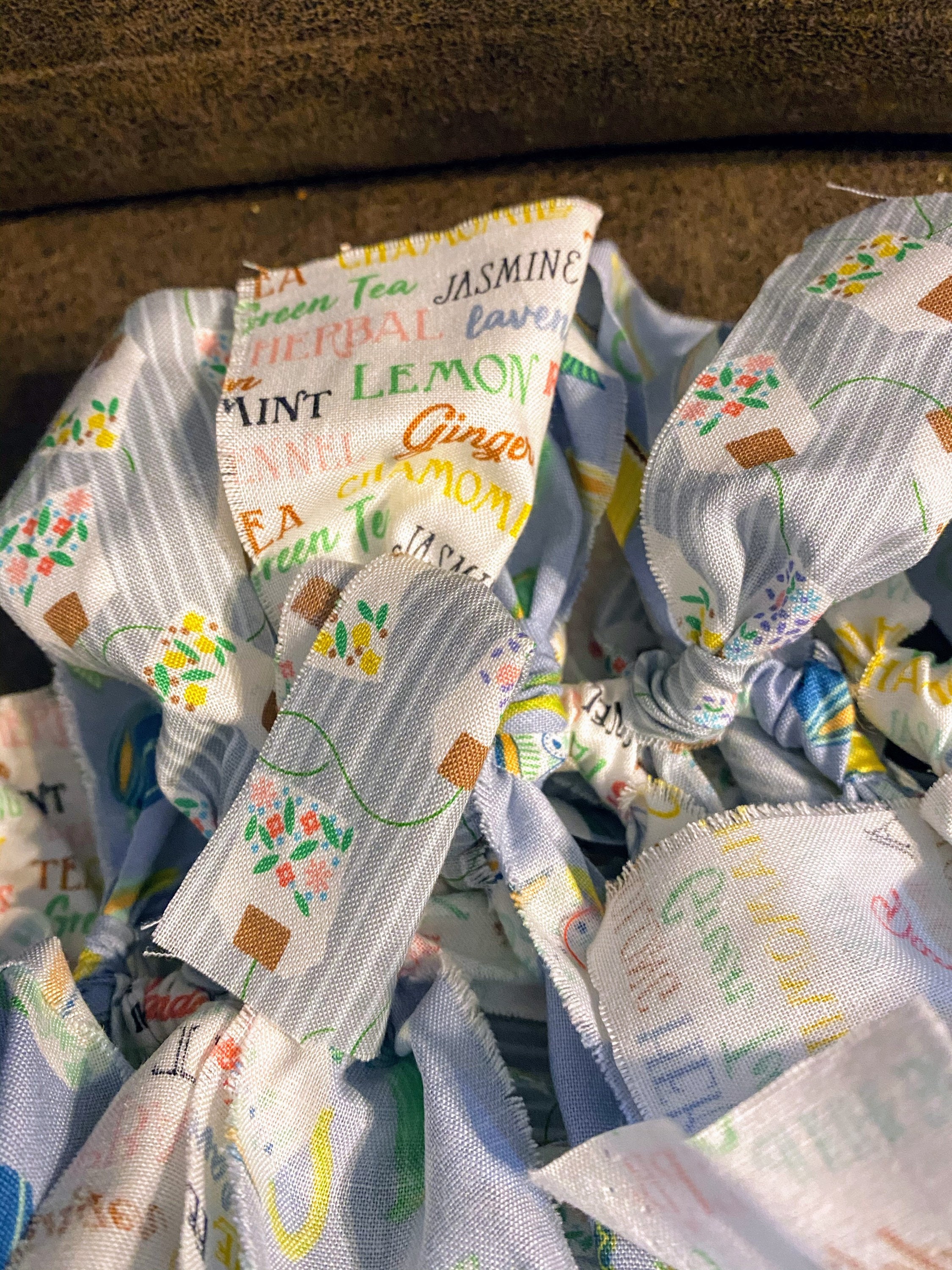 Rag Garland My Cup of Tea | Etsy