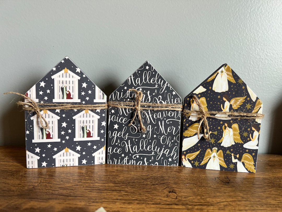 Nativity Decor Trio - Etsy
