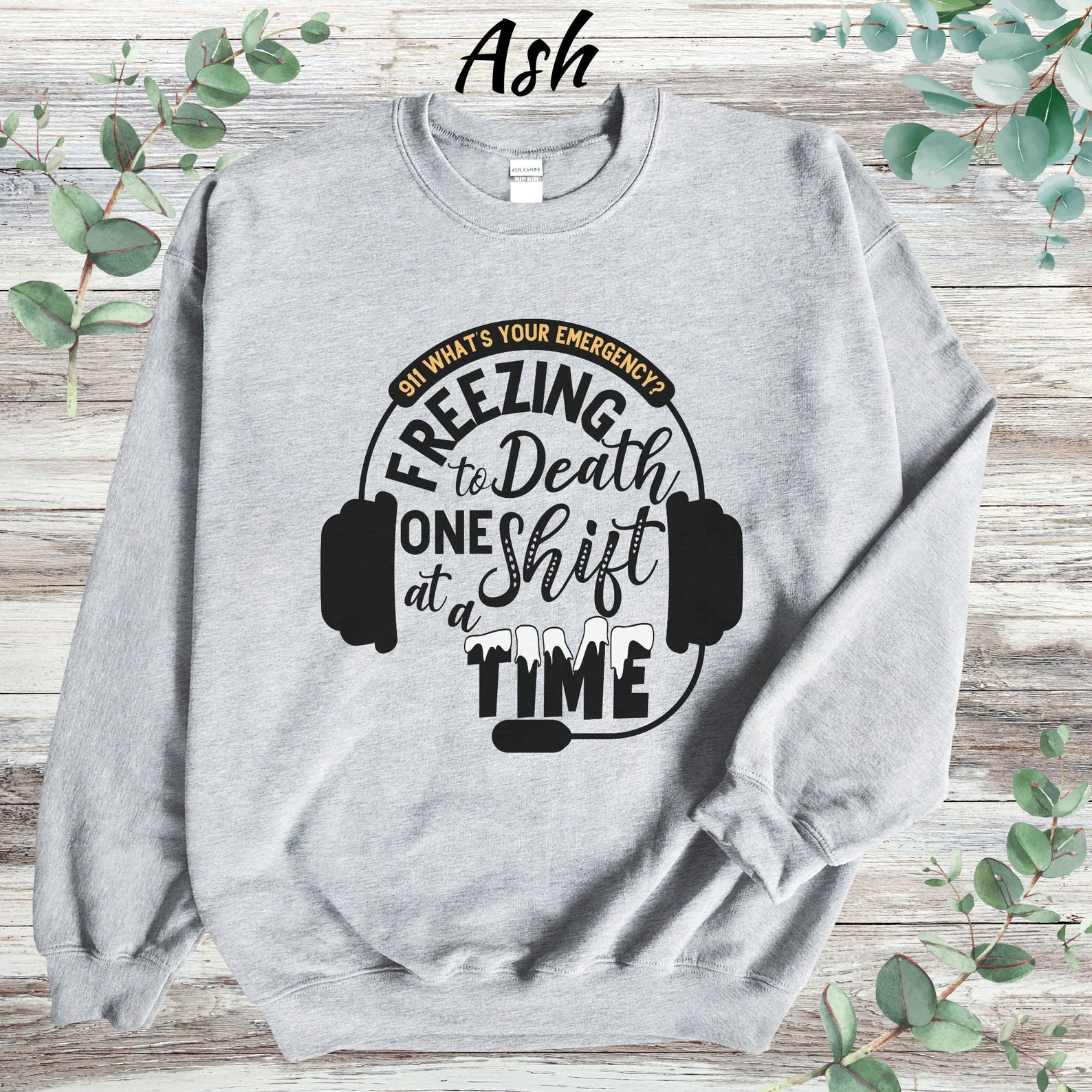 Funny Dispatcher Sweatshirt 911 Crew Neck Sweatshirt for Sheriff ...