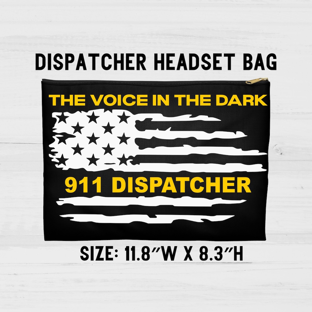 Voice in the Dark Dispatcher Headset Bag for 911 Sheriff First ...