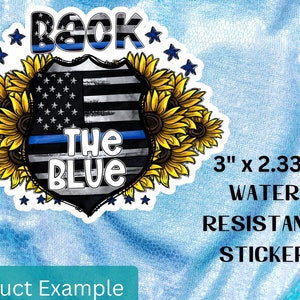 Back the Blue Dispatcher 911 Sticker, 911 Vinyl Police Sticker Decal ...