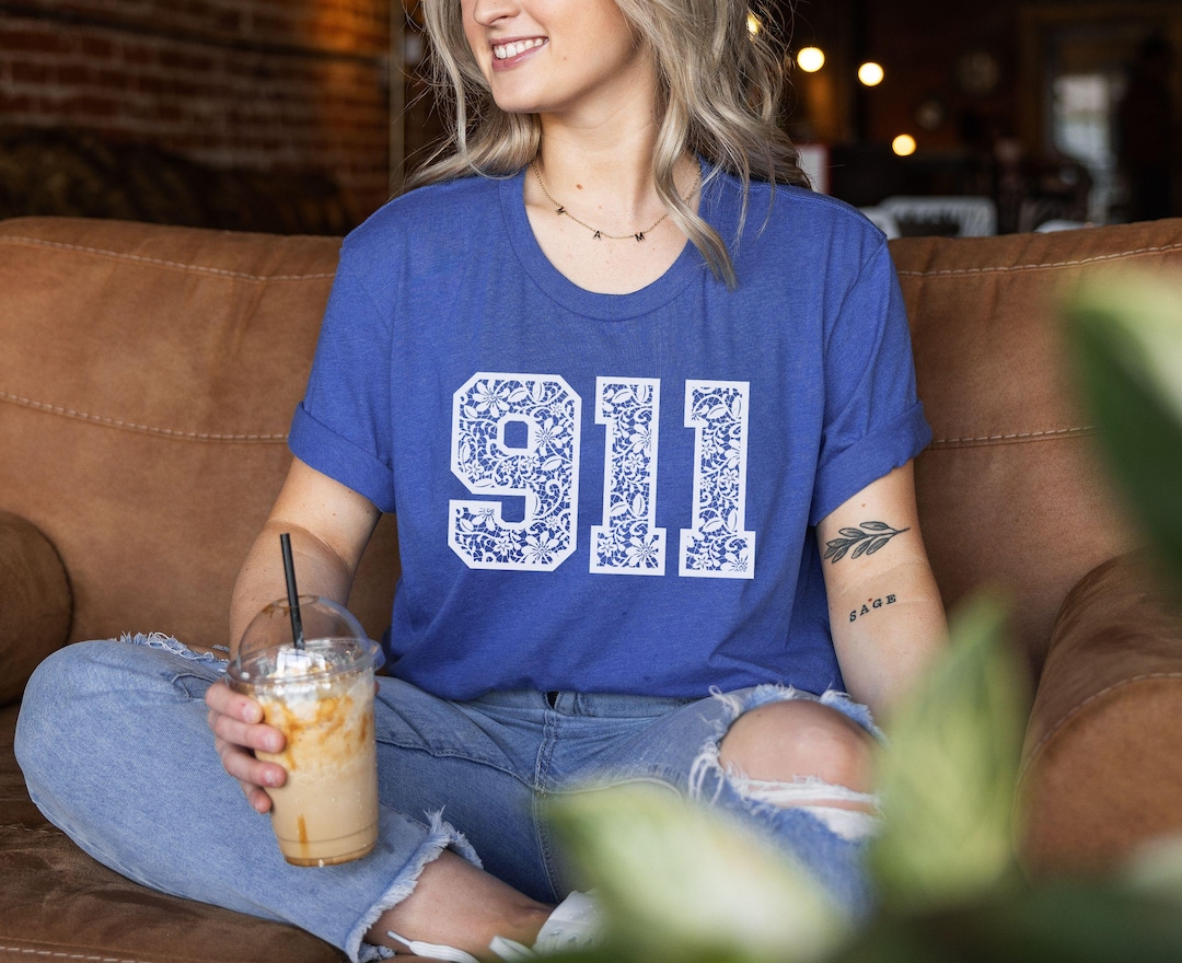 911 Dispatcher Lace Tshirt, Dispatch Week Appreciation Gift for Thin ...