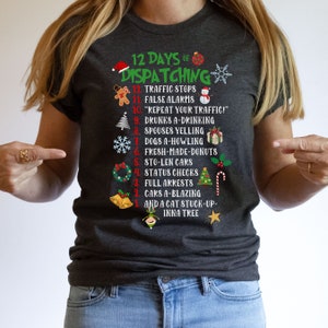 Funny Dispatcher Christmas Shirt for 911 First Responders 911 Police ...
