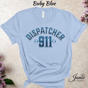 911 Dispatcher Tshirt for Police First Responder Thin Gold Line Tee ...