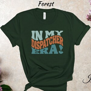 Dispatcher Era Shirt, Thin Gold Line Gift for 911 Police Dispatch ...