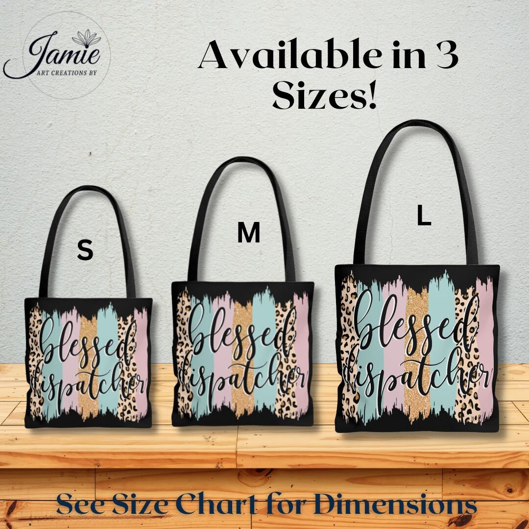 Blessed Dispatcher Shift Bag Thin Gold Line 911 Dispatcher Tote Bag for ...