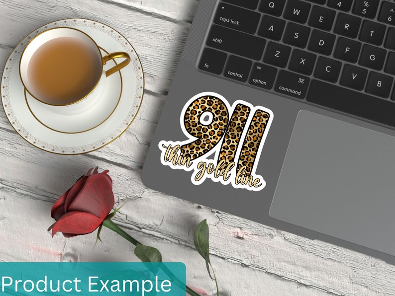 Thin Gold Line 911 Sticker 911 Dispatch Vinyl Decal Sticker - Etsy