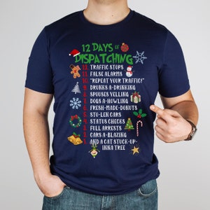 Funny Dispatcher Christmas Shirt for 911 First Responders 911 Police ...