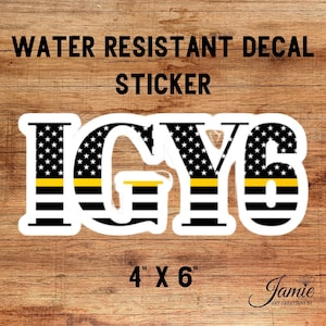 Dispatcher IGY6 Car Decal Sticker, Vinyl Police Dispatch Vehicle ...