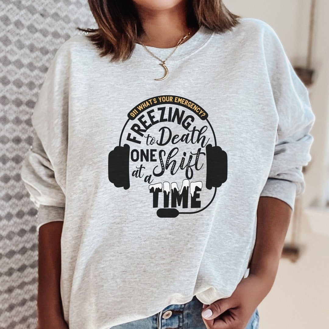 Funny Dispatcher Sweatshirt 911 Crew Neck Sweatshirt for Sheriff ...