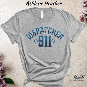 911 Dispatcher Tshirt for Police First Responder Thin Gold Line Tee ...