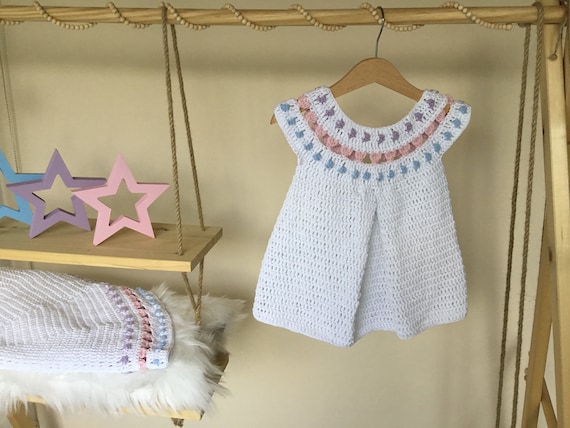 Crochet PATTERN Spring Love Dress Pattern N 444 Size 0-3 - Etsy