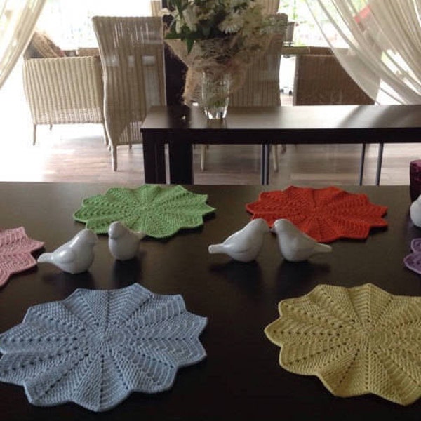 Crochet Table Mat - Etsy