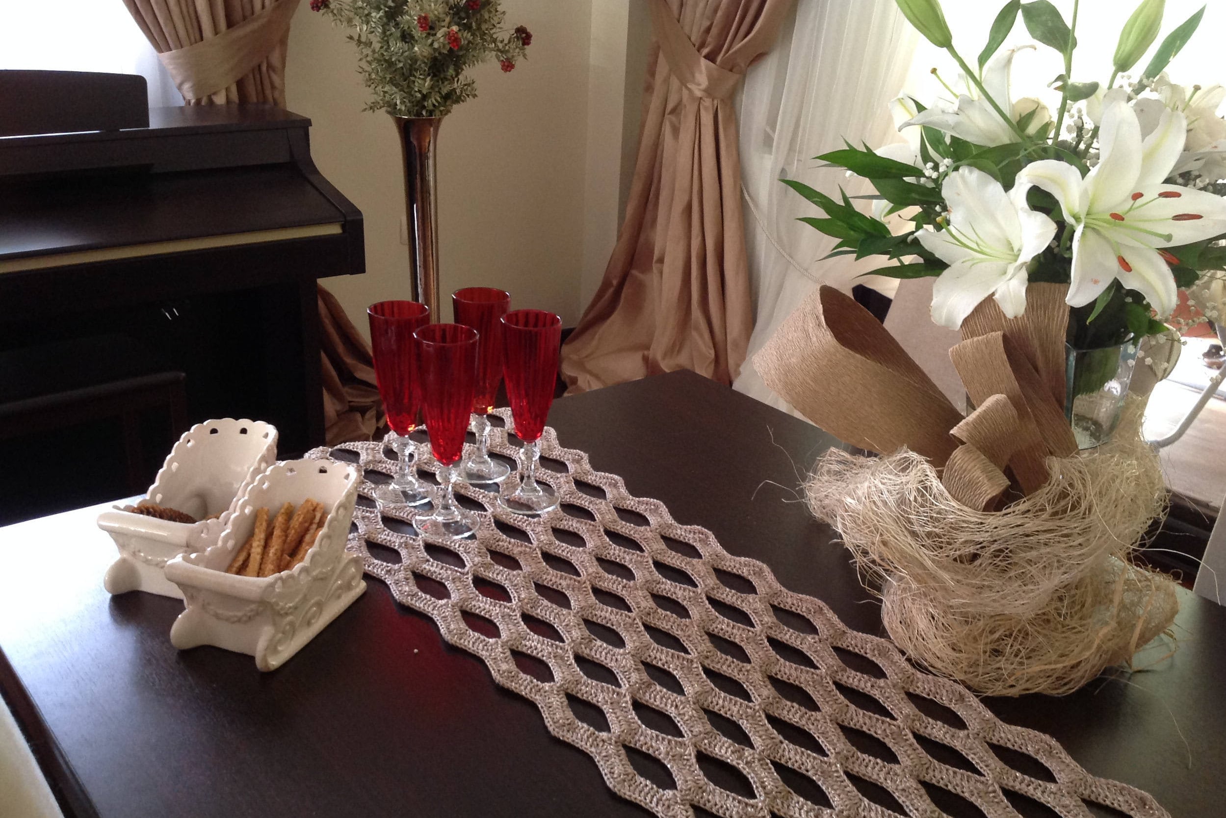 Crochet PATTERN Table Runner Pattern N 136 TABLE DECOR - Etsy