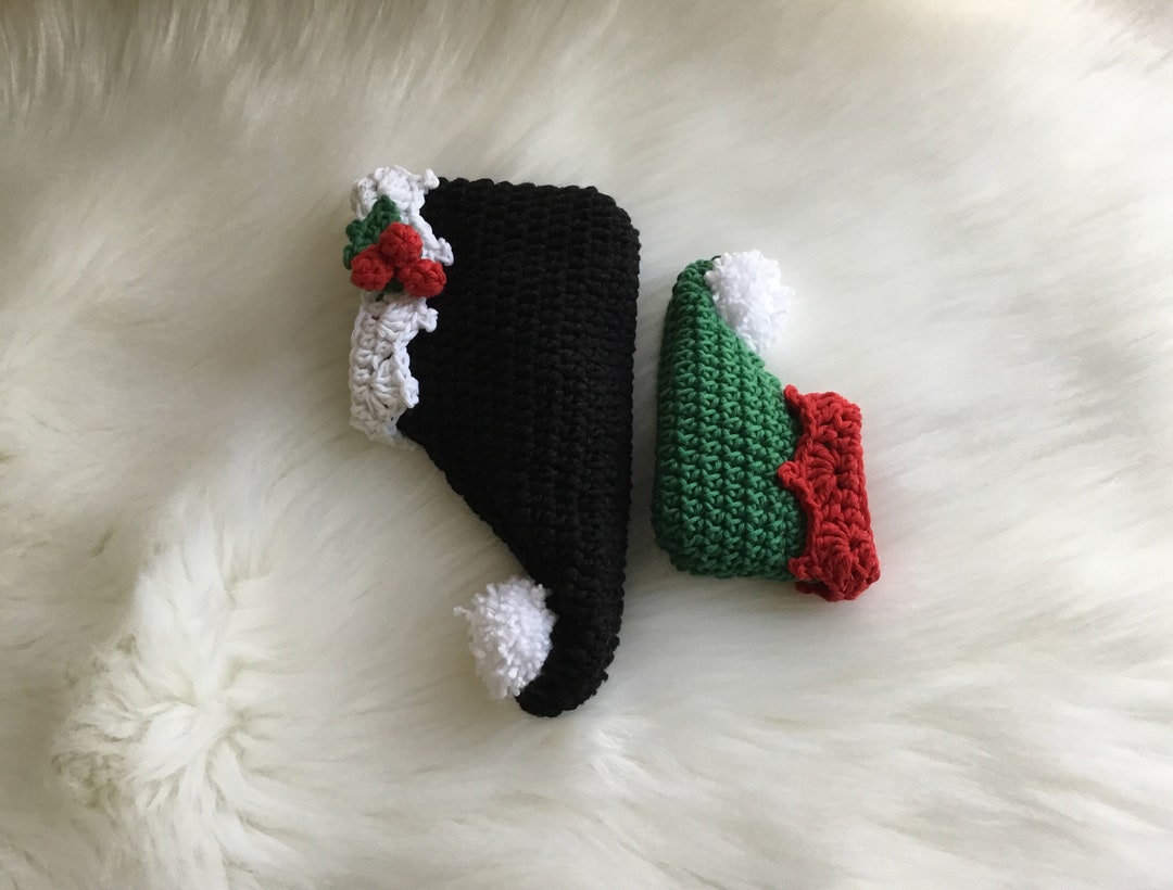 PDF Crochet PATTERN Elf Bootie & Hat Set N 336 for Six Sizes 0-8 Years ...