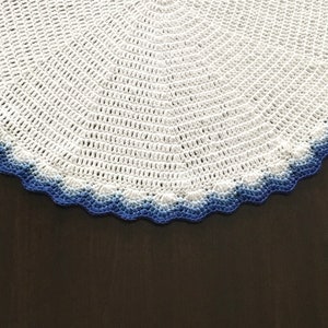 Crochet PATTERN Summer Baby Round Blanket N 366 Size Can Be Adjusted ...