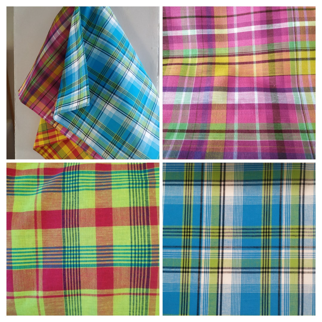 Madras Tea Towel Made in France Various Colors - Etsy