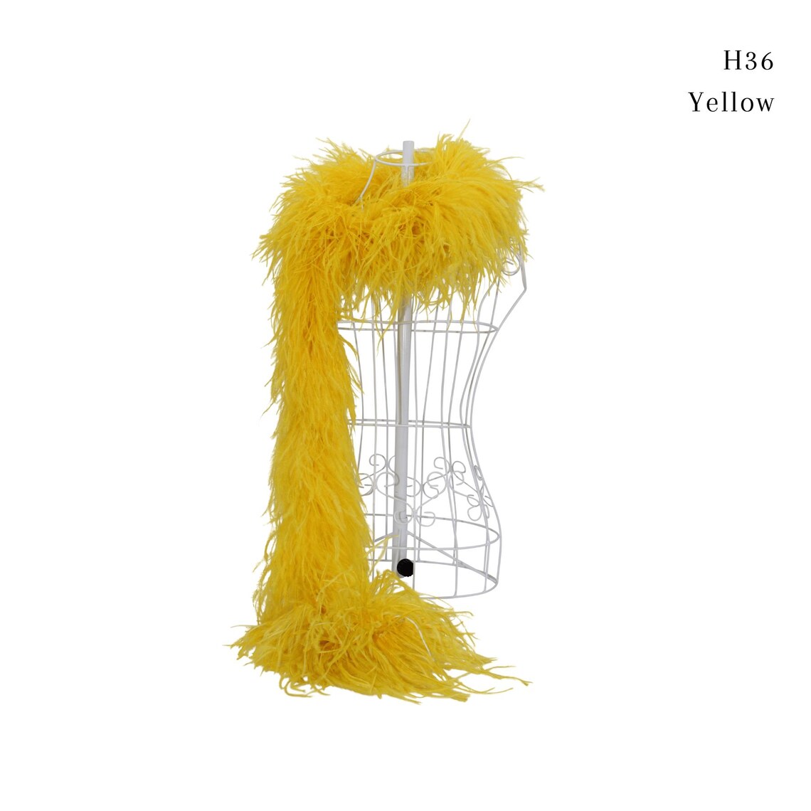 2 Ply, Ostrich Feather Boa, Soft Ostrich Boa, Luxury Feather Trim ...