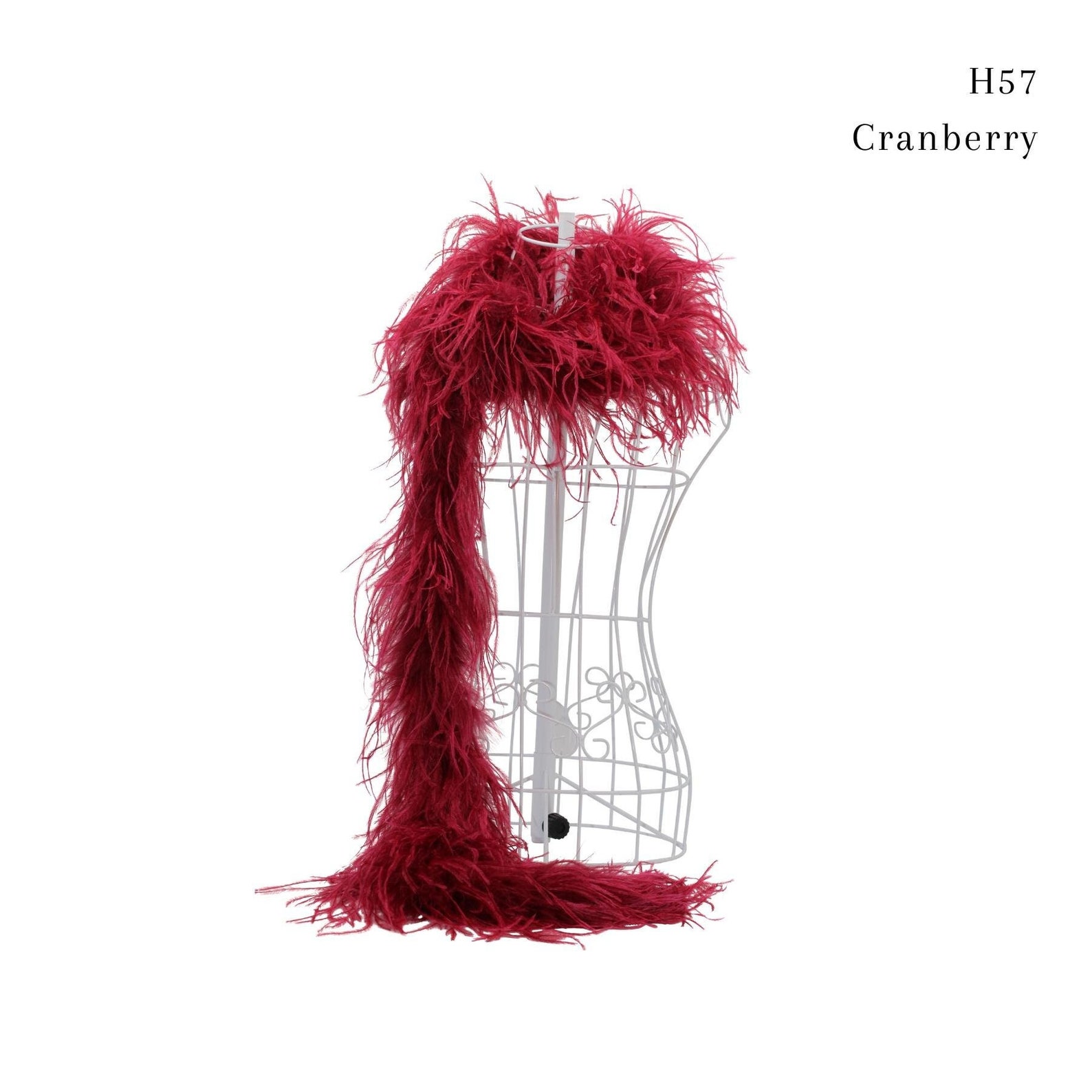 2 Ply, Ostrich Feather Boa, Soft Ostrich Boa, Luxury Feather Trim ...