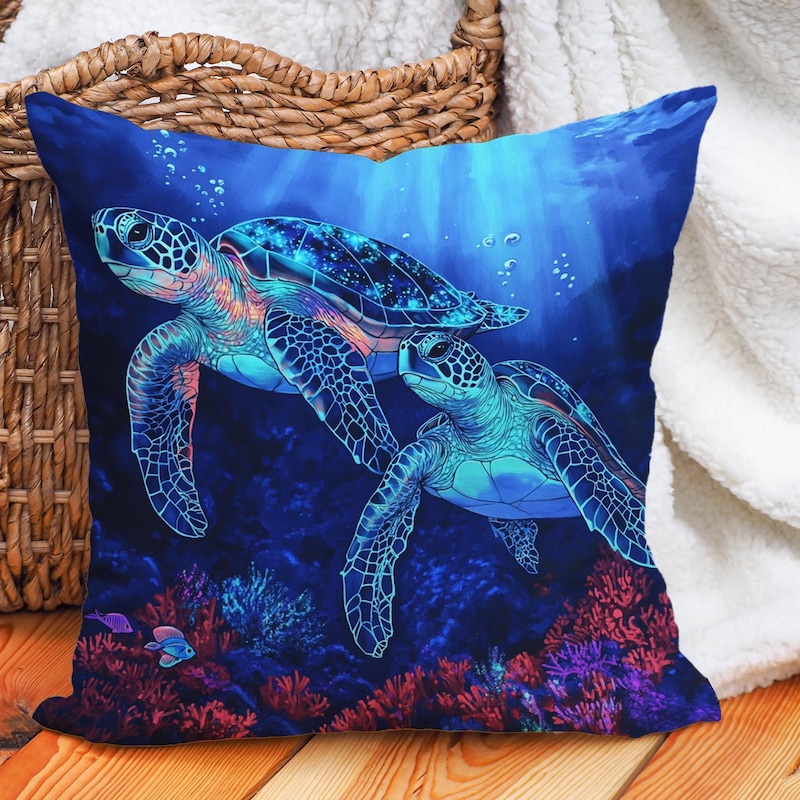 Turtle Pillow - Etsy