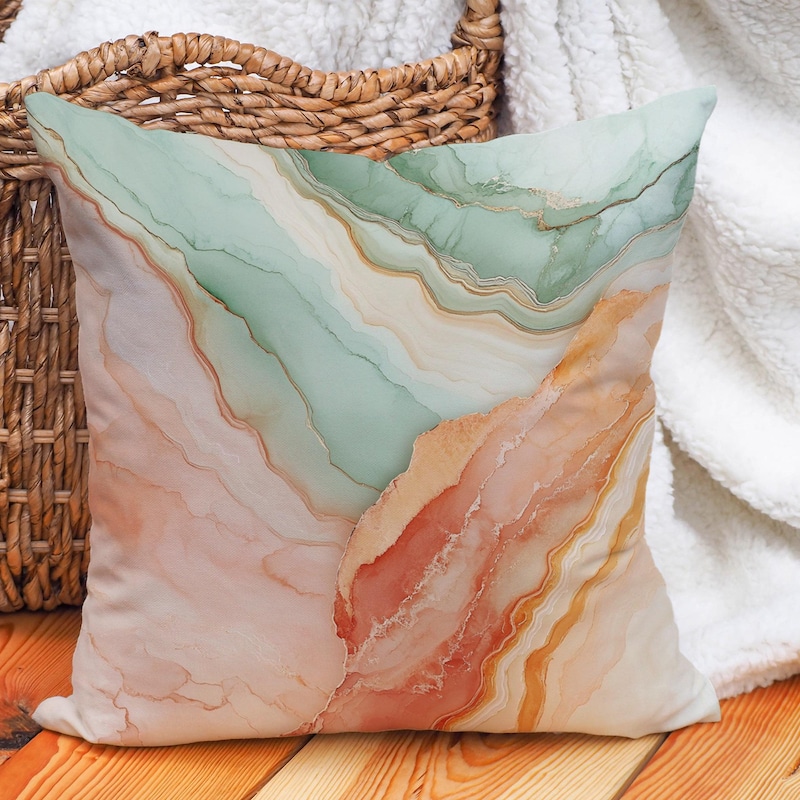 Peach Throw - Etsy
