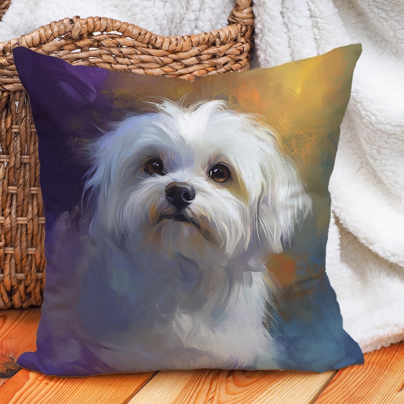 Maltese Pillows - Etsy
