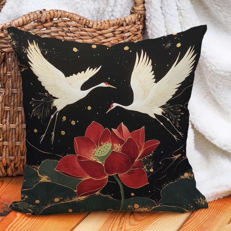 Asian Pillow - Etsy