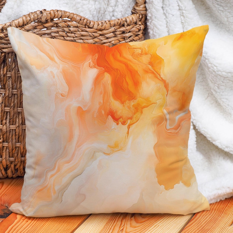 Yellow Peach Throw - Etsy