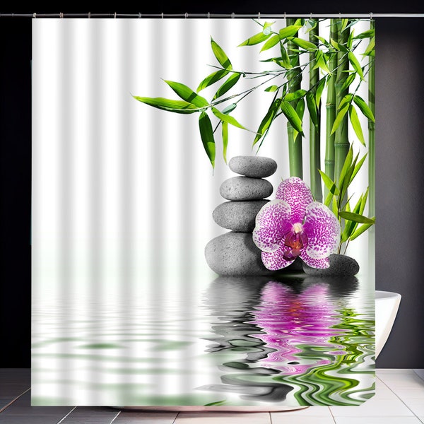 Zen Shower Curtains - Etsy