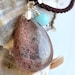 Lodolite Pendant, Phantom Quartz Pendant, Pink Lodolite, Gemstone ...