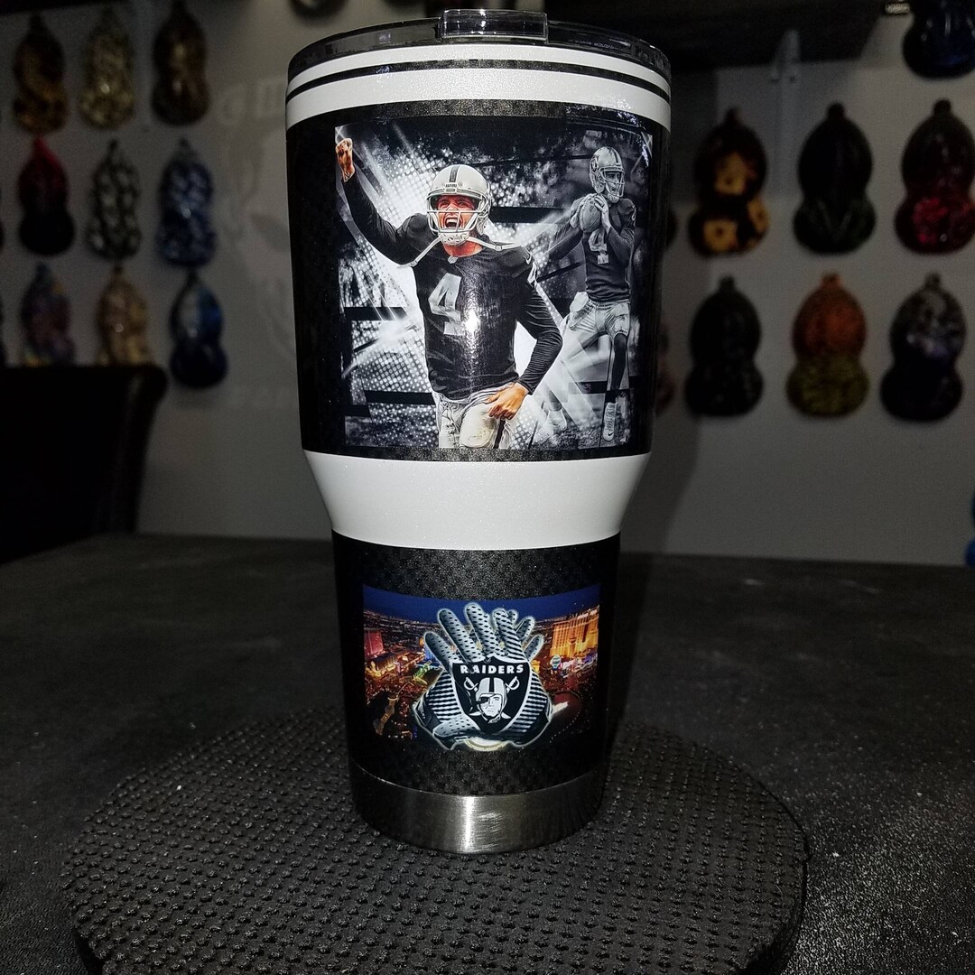 Oakland/las Vegas Raiders 30oz Custom Tumbler - Etsy