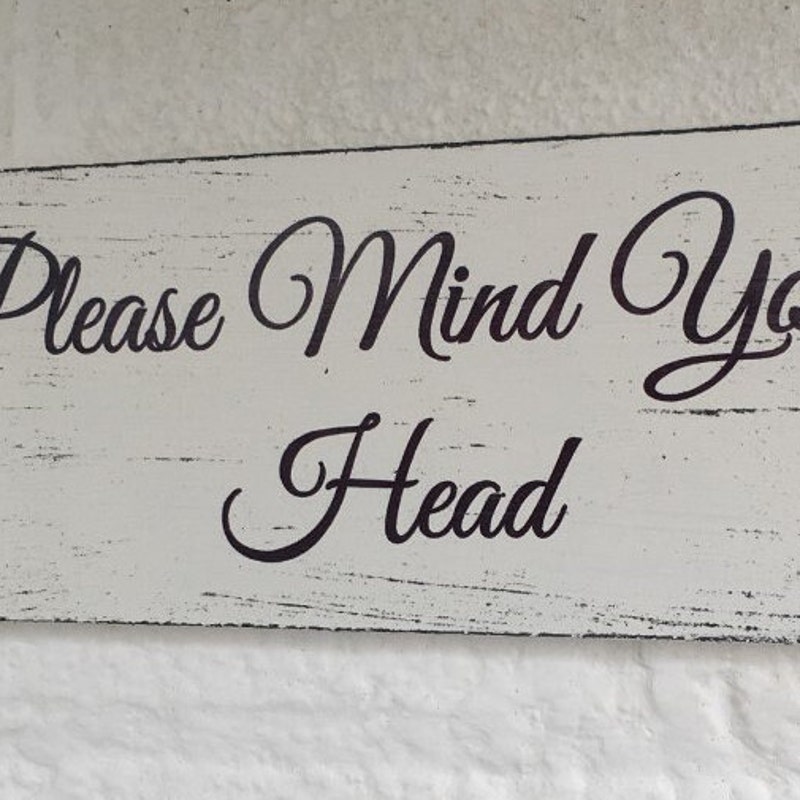 Mind Your Head Sign - Etsy